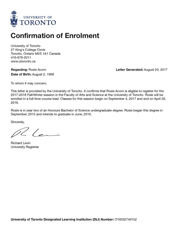 What is Coe (Confirmation of Enrolment)